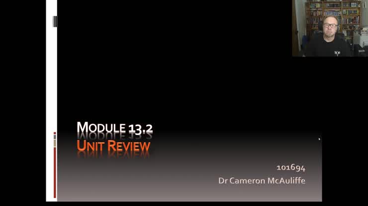 Module 13.2 Unit Review 2021