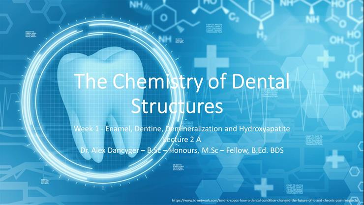 Week 1 - Online Lecture 2A (Dr Alex Dancyger)