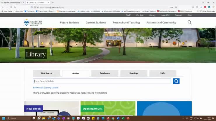 Referencing Quick Guide Video - JCU Library