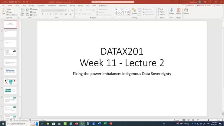 Week 11 - Lecture 2: IDSov
