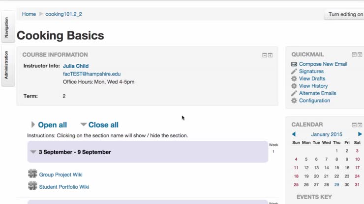 Using the Moodle Wiki For Students