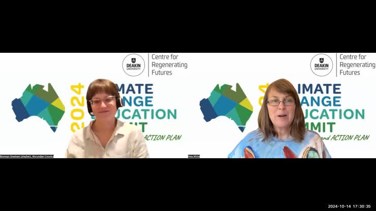 Australian Climate Change Education Summit Speaker Series #16 - Bronwyn ...