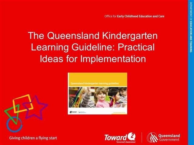 ECTA : The Queensland Kindergarten Learning Guideline - Practical Ideas ...