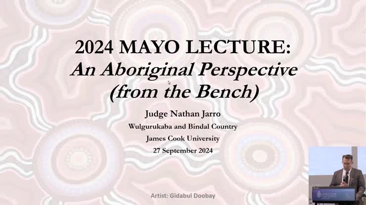 2024 Mayo Lecture with Judge Nathan Jarro