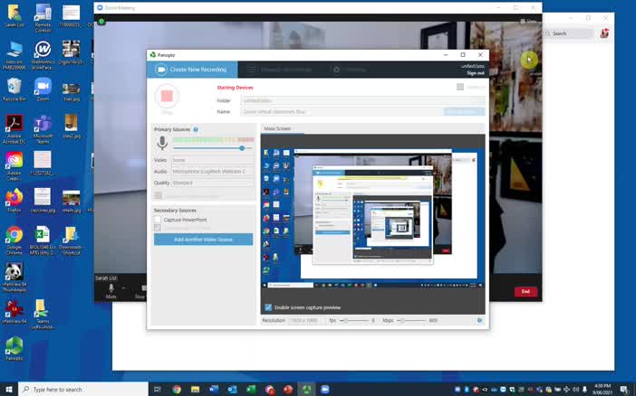 Zoom virtual classroom Tour