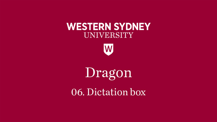 06 Dictation Box
