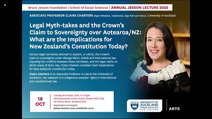 Jesson Lecture 2022 Claire Charters