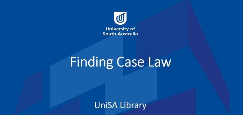 Finding Case Law (Interactive)
