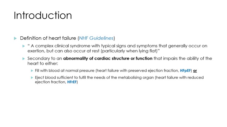 Heart Failure Intro Part 1 Lecture