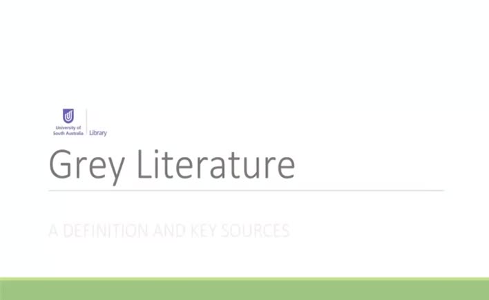 Grey Literature