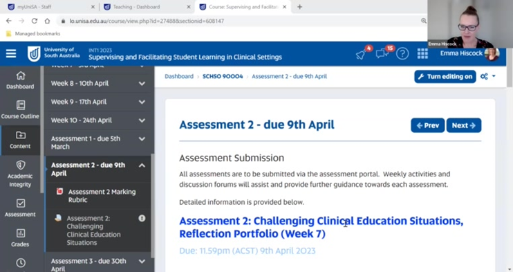 Assessment information session