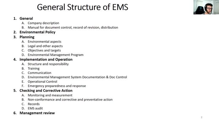 Week 1 L3 - EMS structure