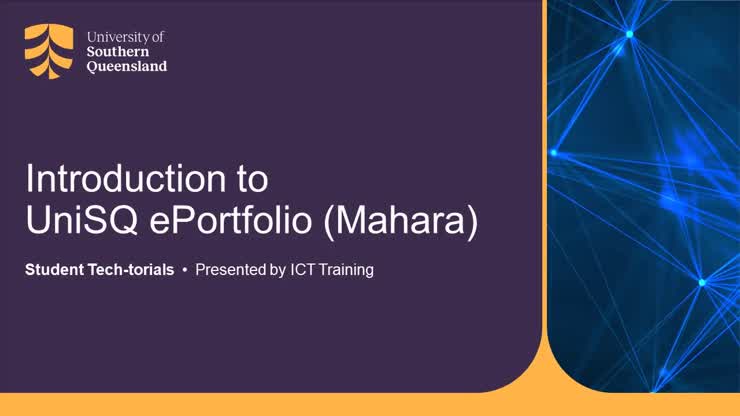 ePortfolio (Mahara) Walkthrough