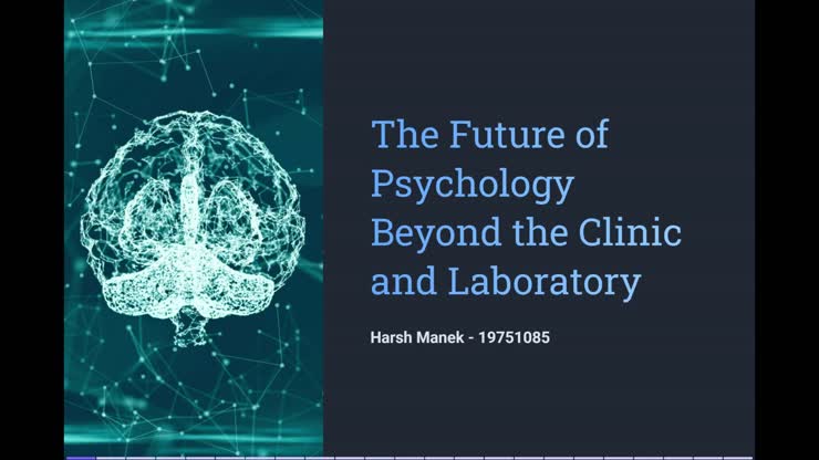Harsh - The future of psychology beyond the clinic and laboratory