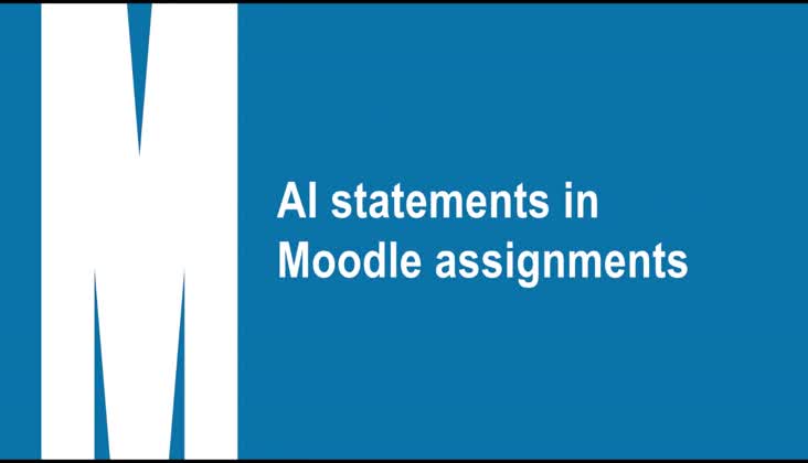 Adding the AI statement to Moodle Assignment May 23