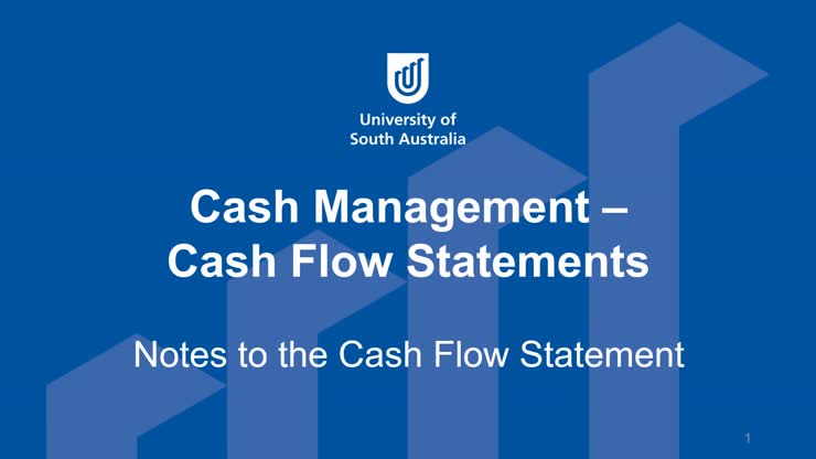 Topic 7 - Cash Management - Notes to the Cash Flow Statement