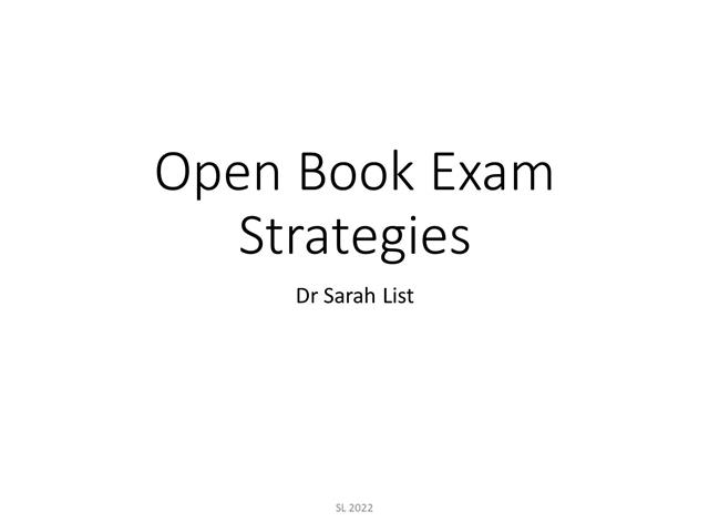 Open Book Exams: what to expect and how to complete them