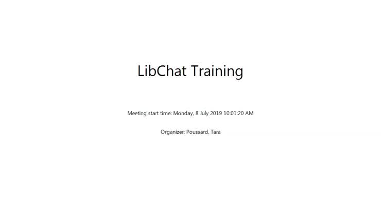 Library Live Chat (LibChat)