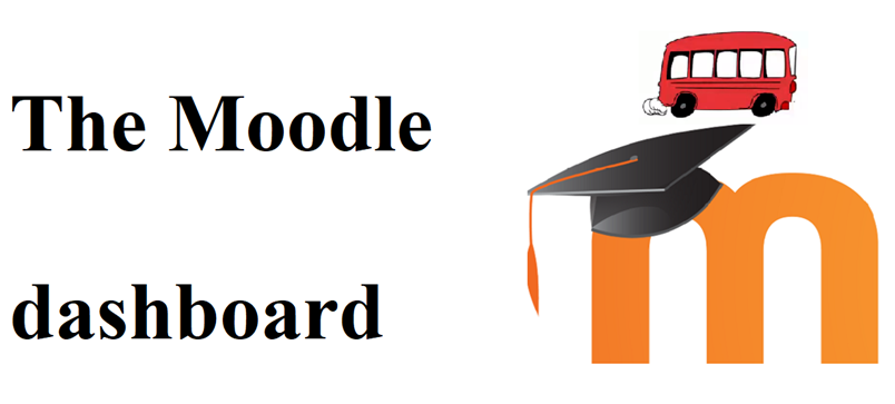The Moodle dashboard