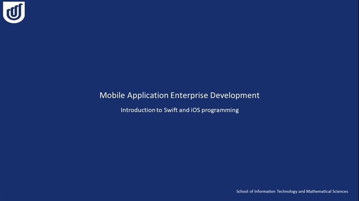 INFT3030-Introduction to Swift