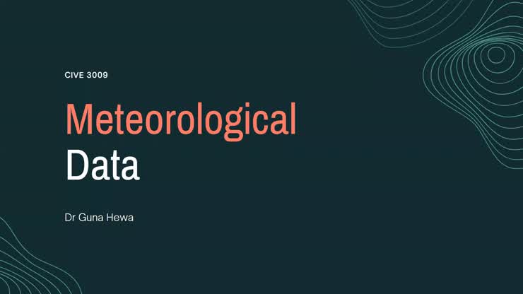 Meteorological data