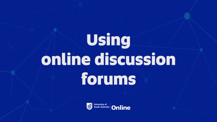 Using Online Discussion Forums