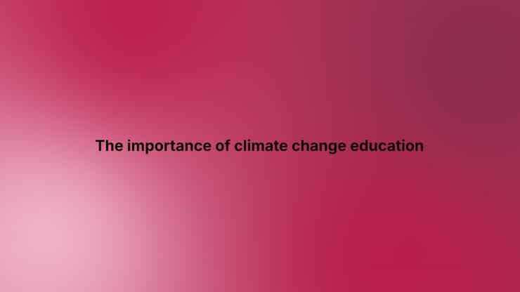 ECCE Climate Change Education CAPTIONS