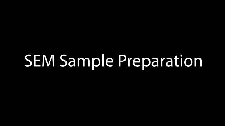SEM sample preparation and ilab