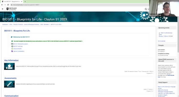 Navigating Moodle 2023