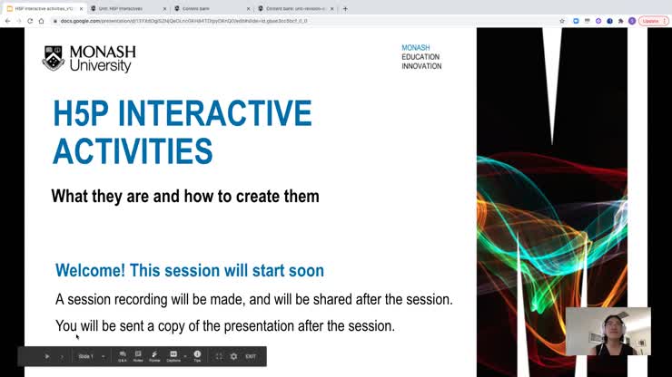 Creating H5P interactive activities 18 Feb 2021