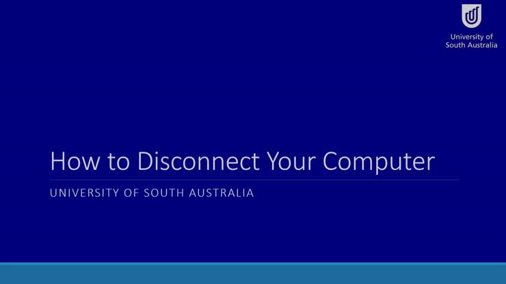 How To Disconnect Computer - Final
