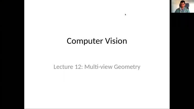 Multiple View Geometry