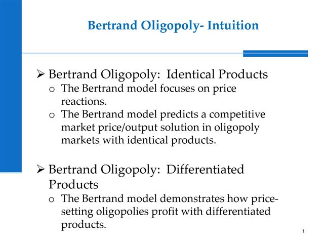 ECW2731_Lecture 8_Bertrand Oligopoly