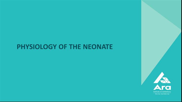 Physiology of the neonate