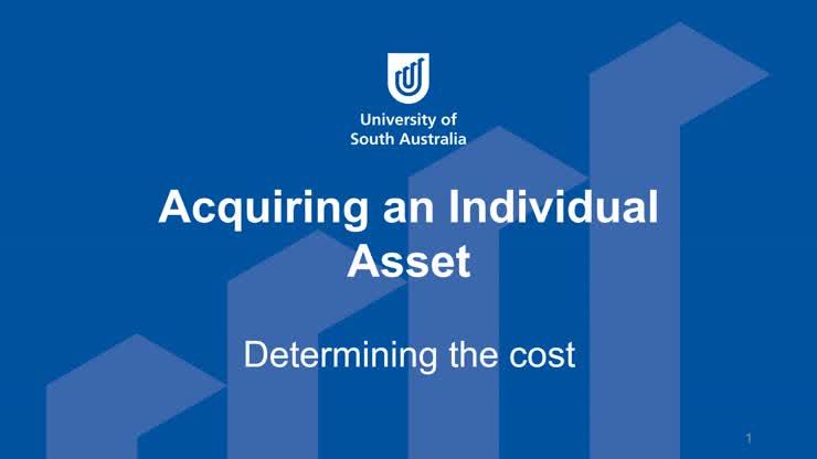 Topic 4 (i) - Individual Asset Acquisition