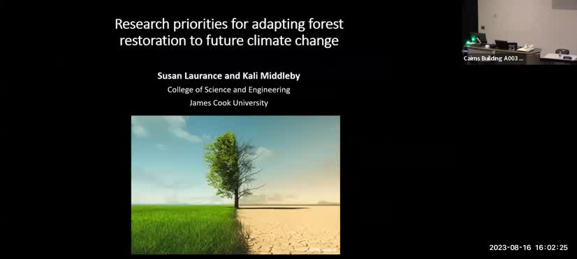 Seminar 17: Research priorities for adapting forest restoration to ...
