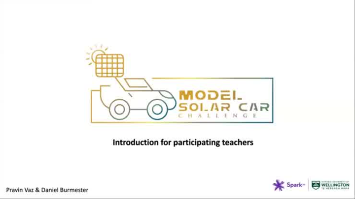 Introduction to Model Solar Cars